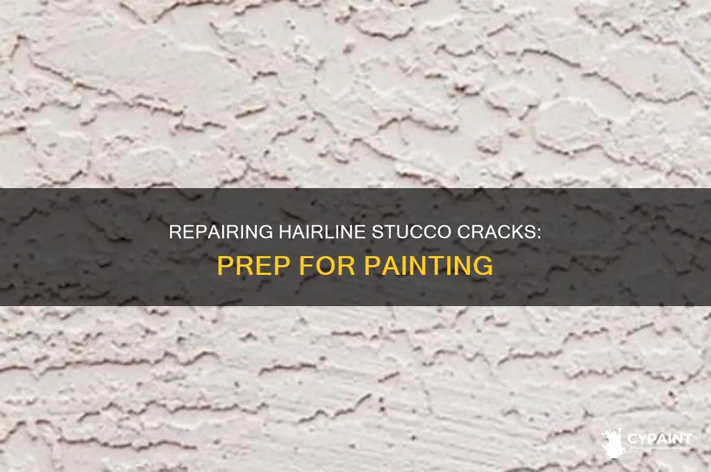 Repairing Hairline Stucco Cracks: Prep For Painting | CyPaint