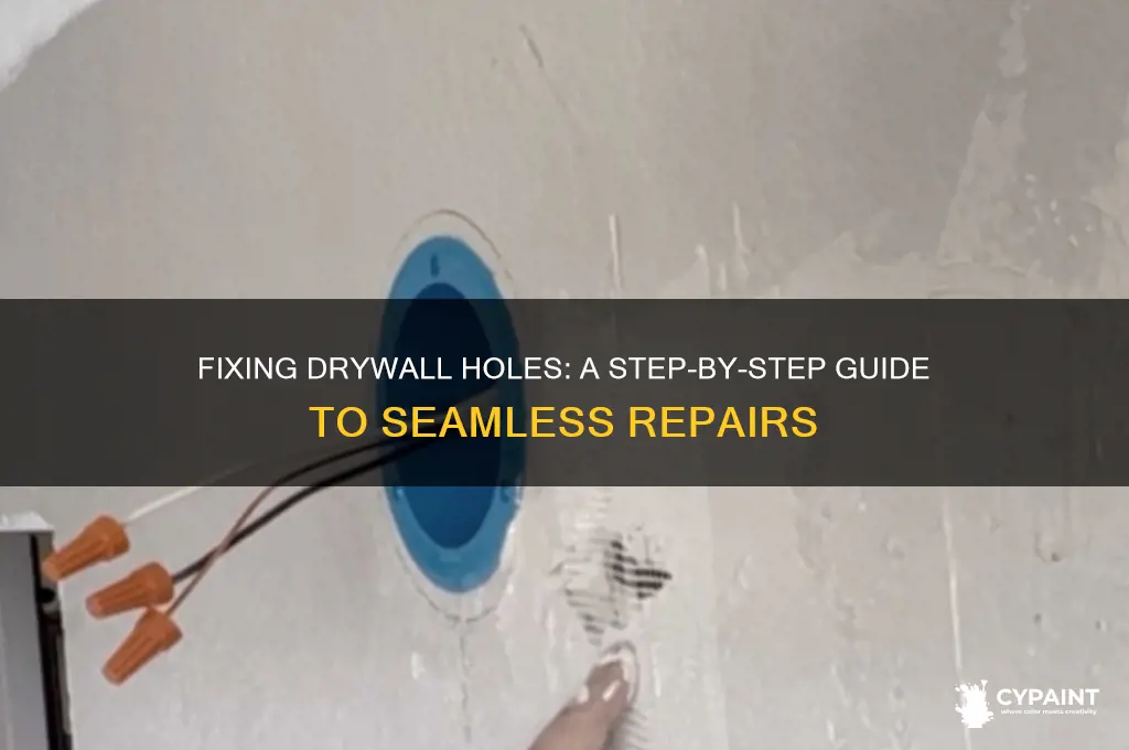 Fixing Drywall Holes: A Step-By-Step Guide To Seamless Repairs | CyPaint