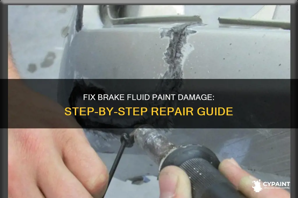 Fix Brake Fluid Paint Damage: Step-By-Step Repair Guide | CyPaint