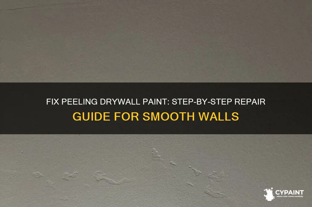 Fix Peeling Drywall Paint: Step-By-Step Repair Guide For Smooth Walls ...