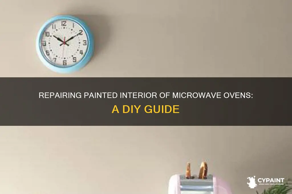 Repairing Painted Interior Of Microwave Ovens: A Diy Guide | CyPaint