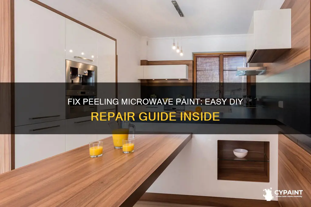 Fix Peeling Microwave Paint: Easy Diy Repair Guide Inside | CyPaint