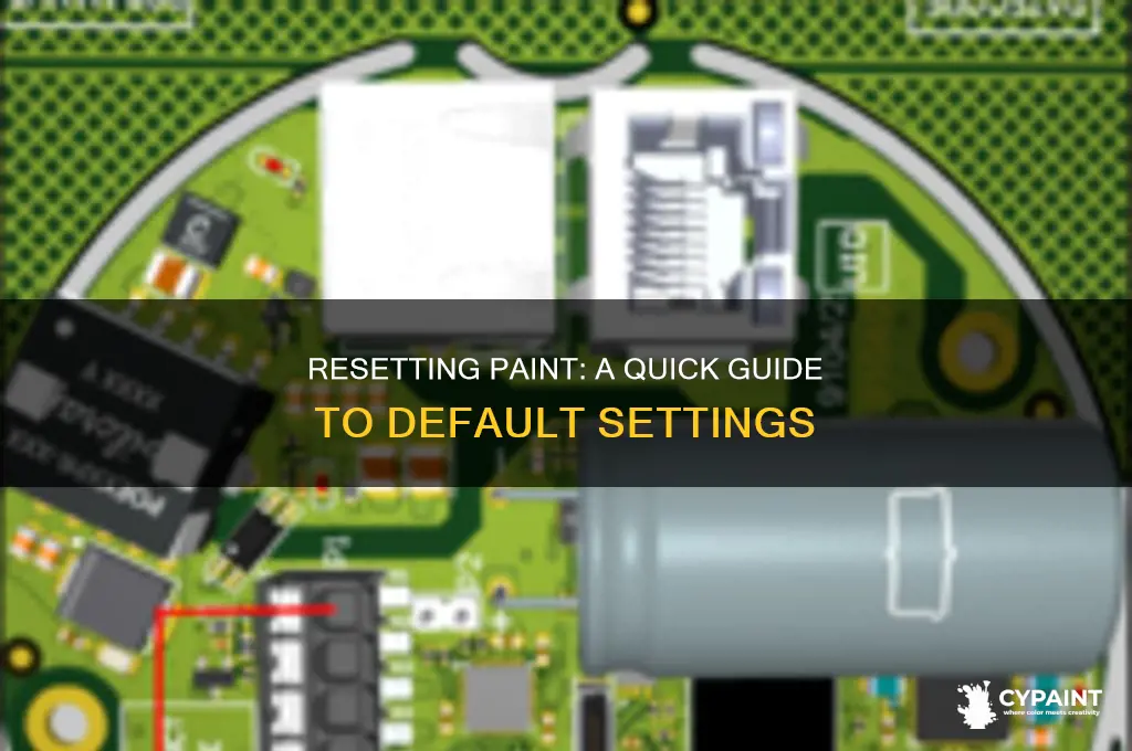 Resetting Paint: A Quick Guide To Default Settings | CyPaint