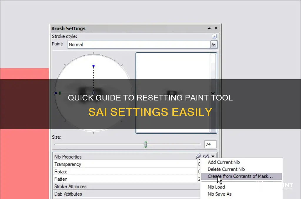 Quick Guide To Resetting Paint Tool Sai Settings Easily | CyPaint