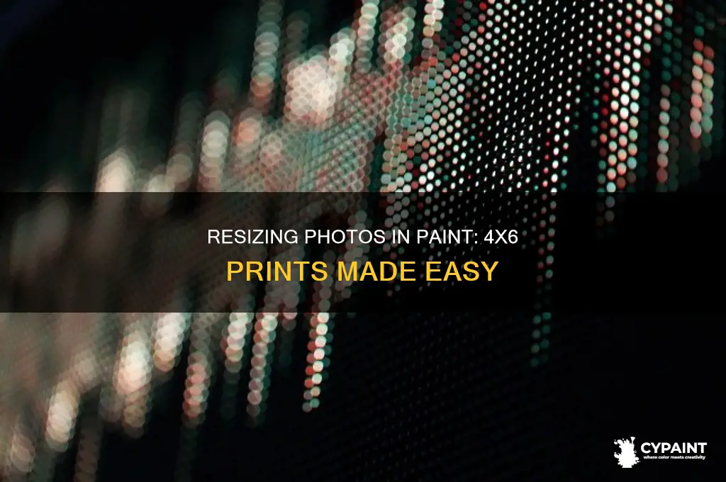 Resizing Photos In Paint: 4X6 Prints Made Easy | CyPaint