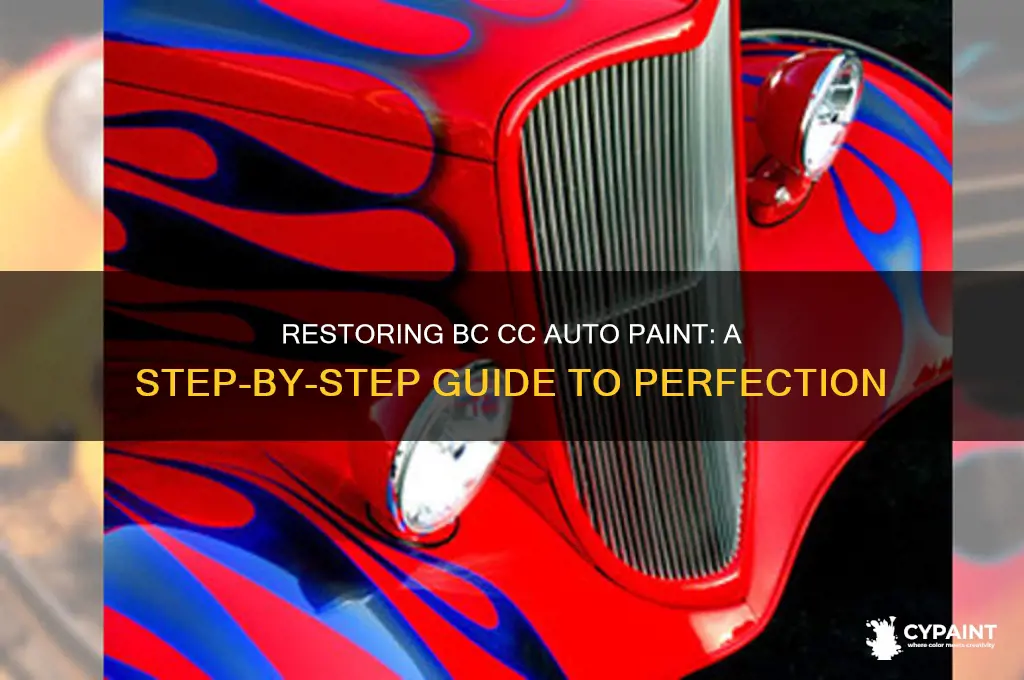 Restoring Bc Cc Auto Paint: A Step-By-Step Guide To Perfection | CyPaint