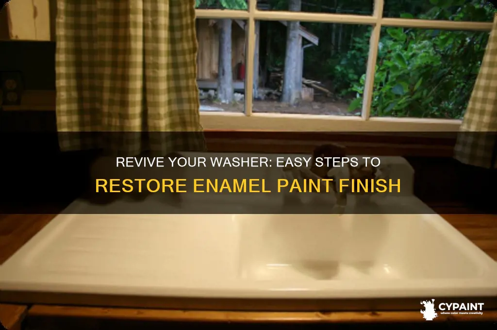 Revive Your Washer: Easy Steps To Restore Enamel Paint Finish | CyPaint