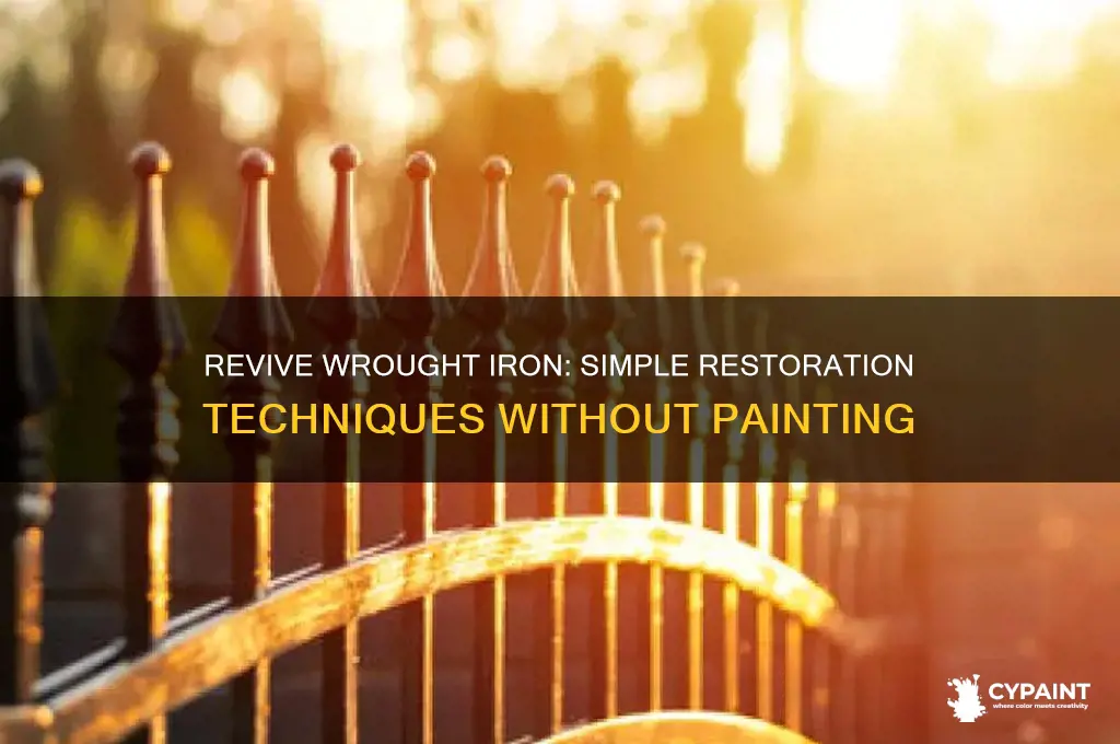 Revive Wrought Iron: Simple Restoration Techniques Without Painting ...