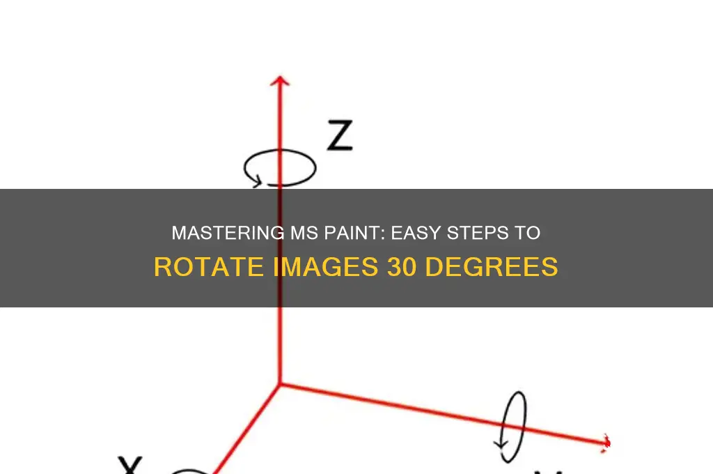 Mastering Ms Paint: Easy Steps To Rotate Images 30 Degrees | CyPaint
