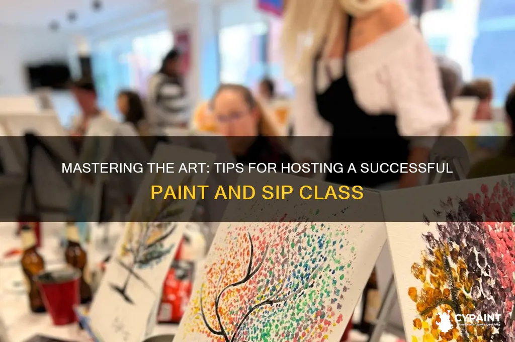 Mastering The Art: Tips For Hosting A Successful Paint And Sip Class ...