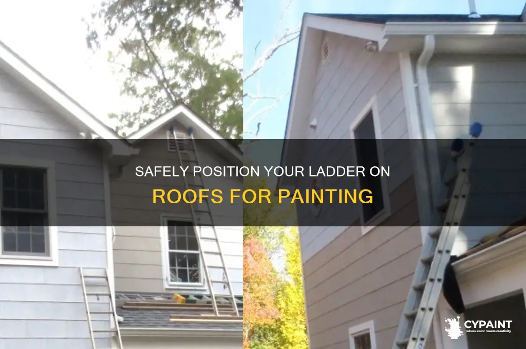 Safely Position Your Ladder On Roofs For Painting | CyPaint