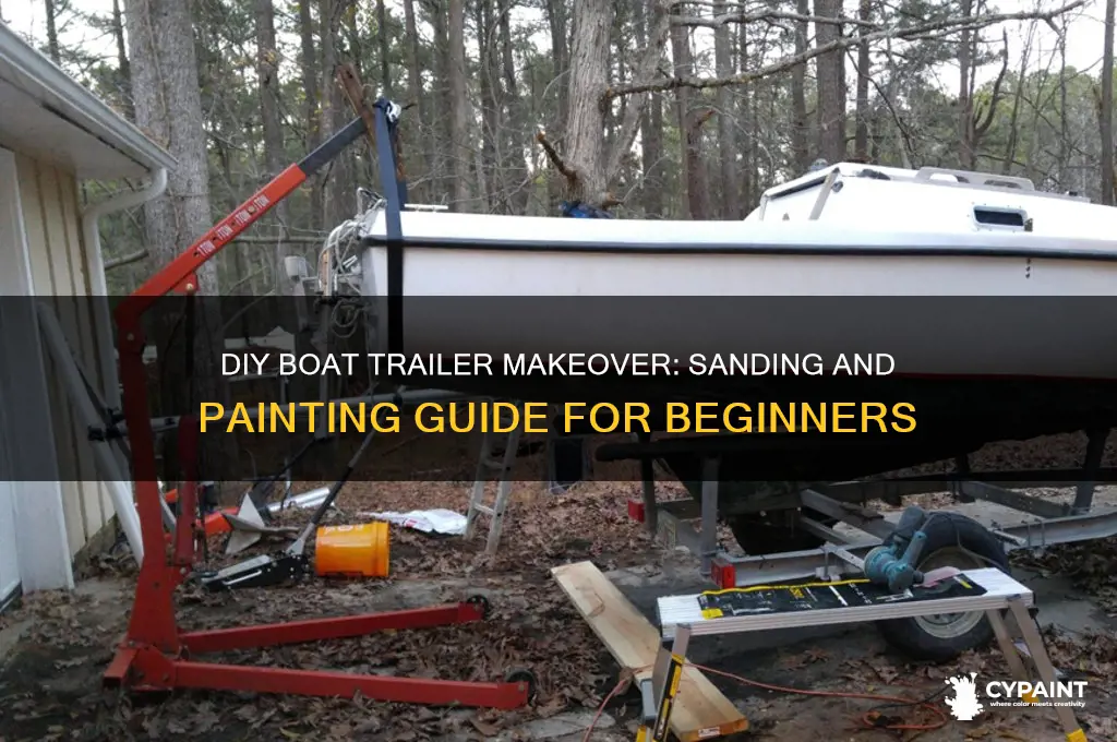Diy Boat Trailer Makeover: Sanding And Painting Guide For Beginners ...