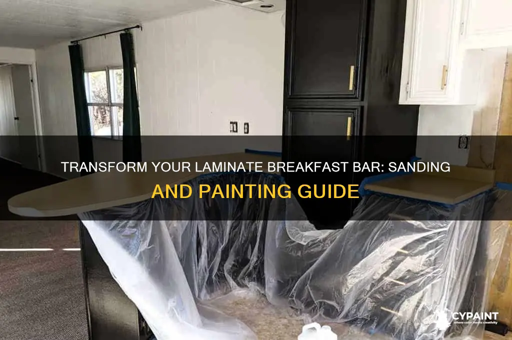 Transform Your Laminate Breakfast Bar: Sanding And Painting Guide | CyPaint