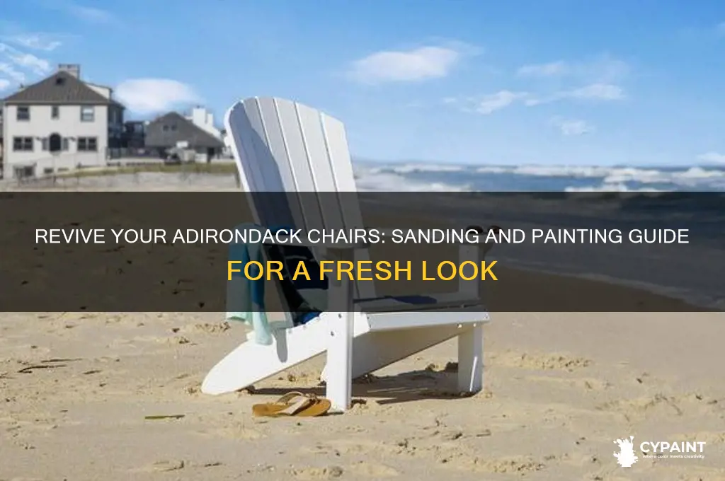 Revive Your Adirondack Chairs: Sanding And Painting Guide For A Fresh ...