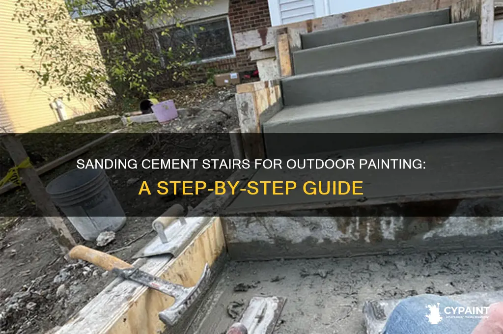 Sanding Cement Stairs For Outdoor Painting: A Step-By-Step Guide | CyPaint