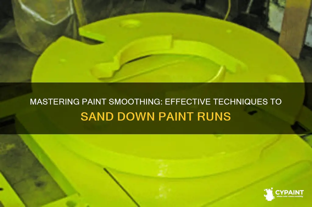 Mastering Paint Smoothing: Effective Techniques To Sand Down Paint Runs ...