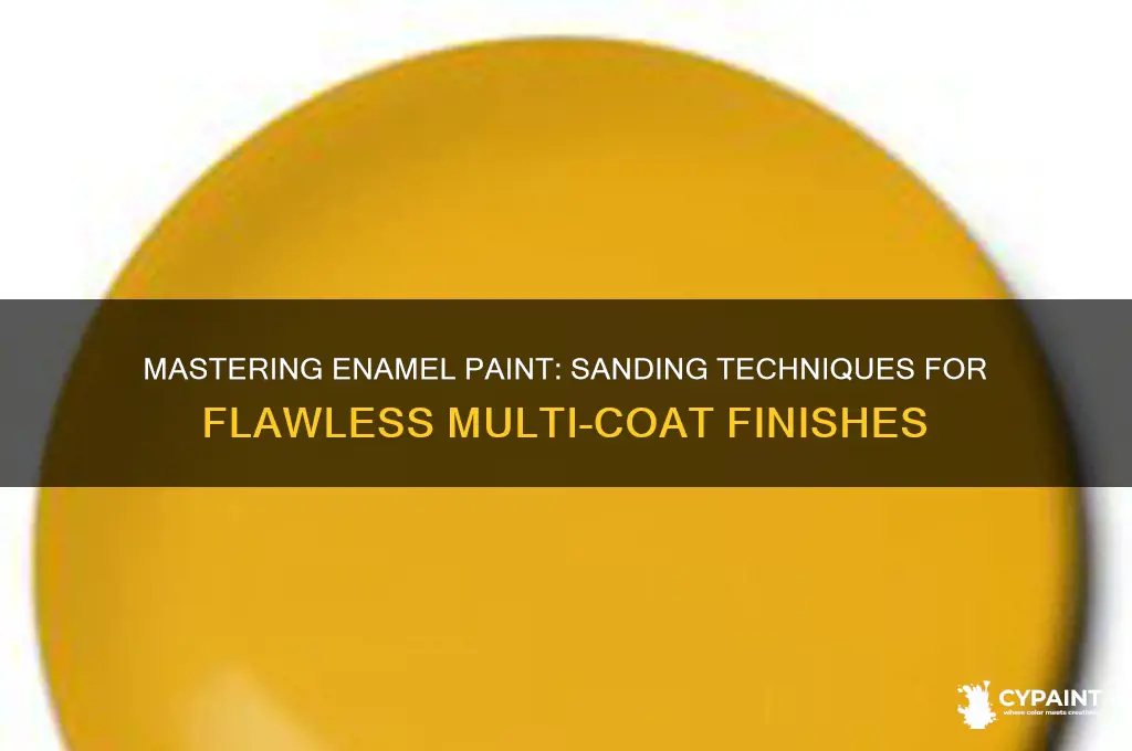 Mastering Enamel Paint: Sanding Techniques For Flawless Multi-Coat ...