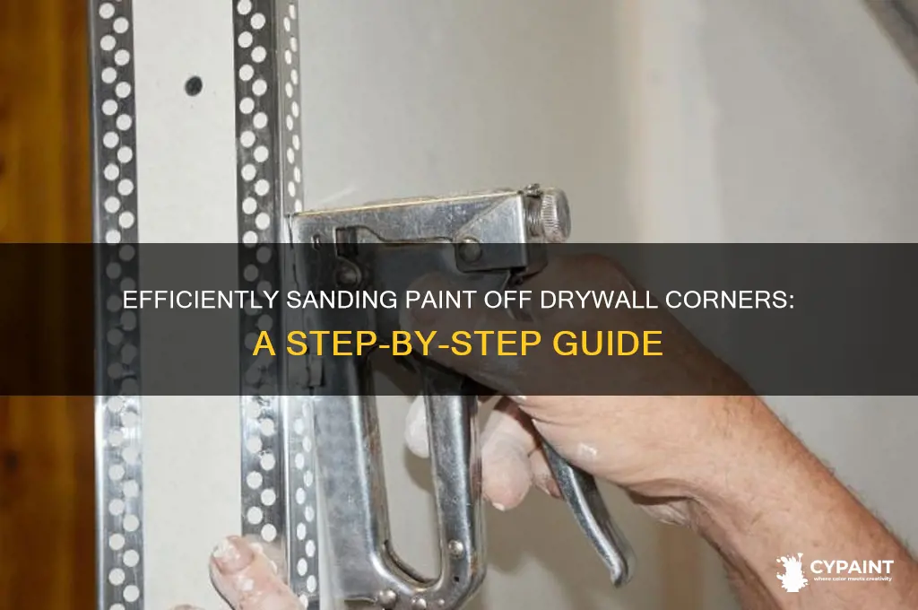 Efficiently Sanding Paint Off Drywall Corners: A Step-By-Step Guide ...