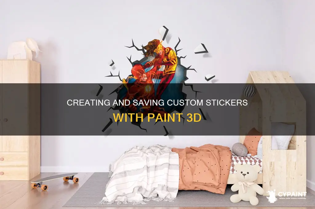 Creating And Saving Custom Stickers With Paint 3D | CyPaint