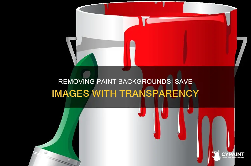 Removing Paint Backgrounds: Save Images With Transparency | CyPaint