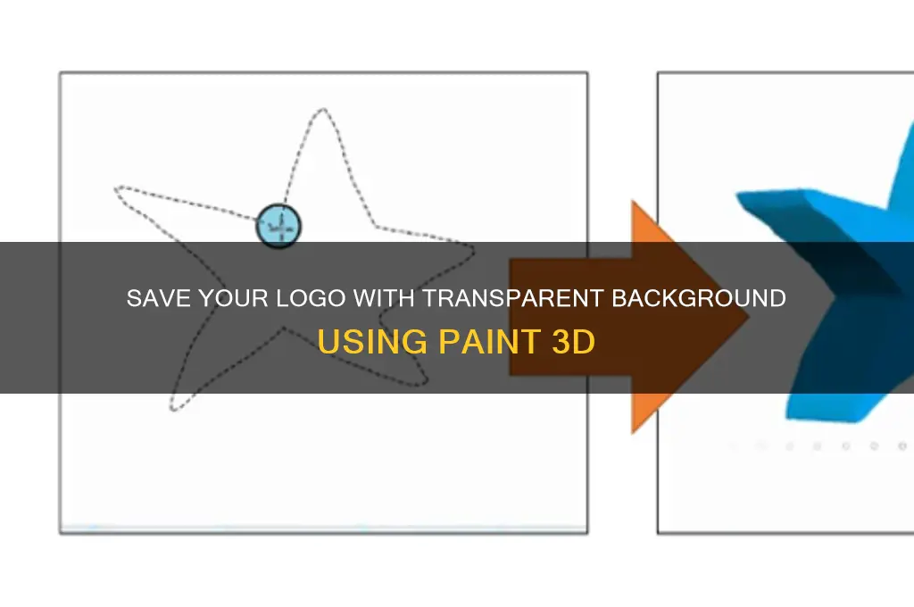 Save Your Logo With Transparent Background Using Paint 3D | CyPaint