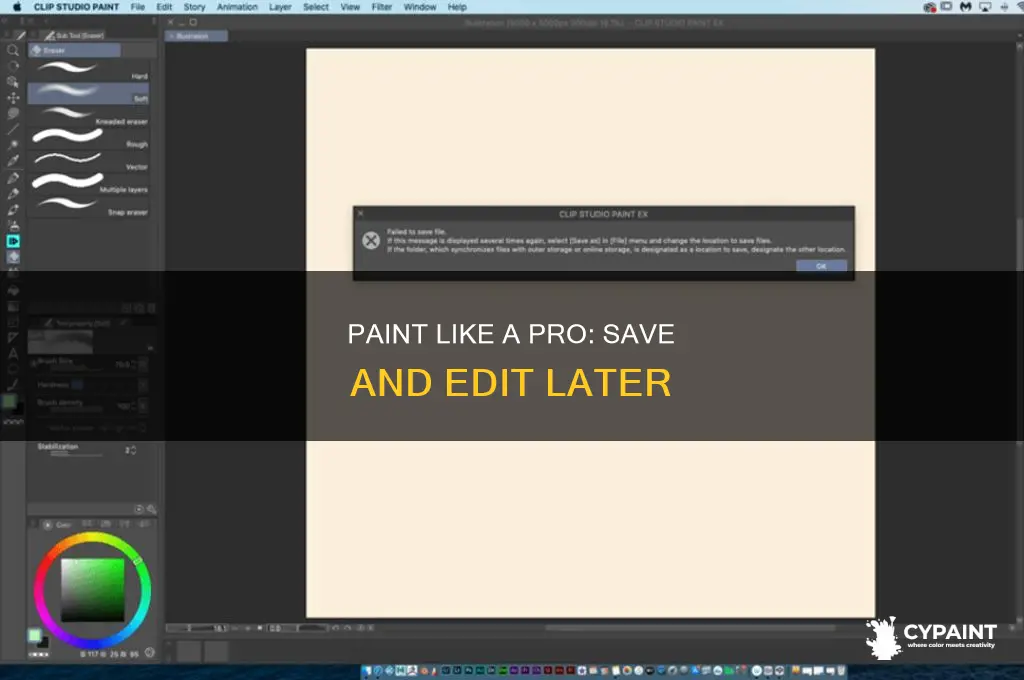 Paint Like A Pro: Save And Edit Later | CyPaint