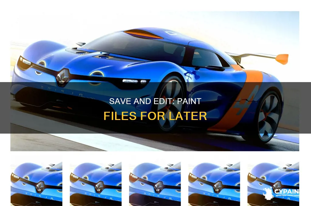 Save And Edit: Paint Files For Later | CyPaint
