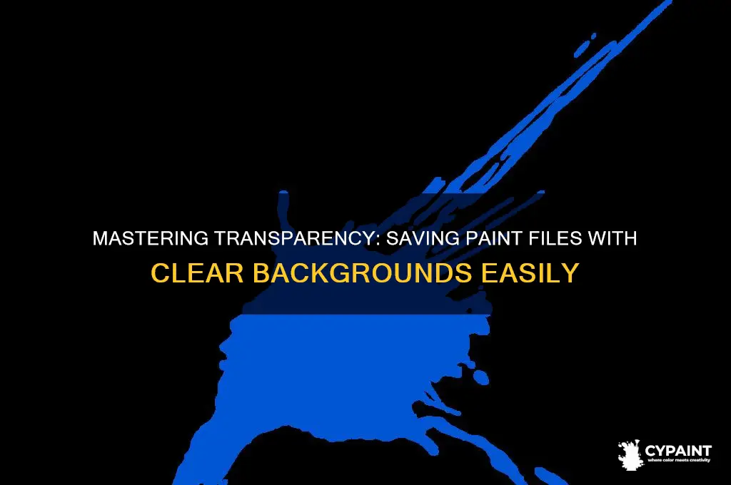 Mastering Transparency: Saving Paint Files With Clear Backgrounds ...