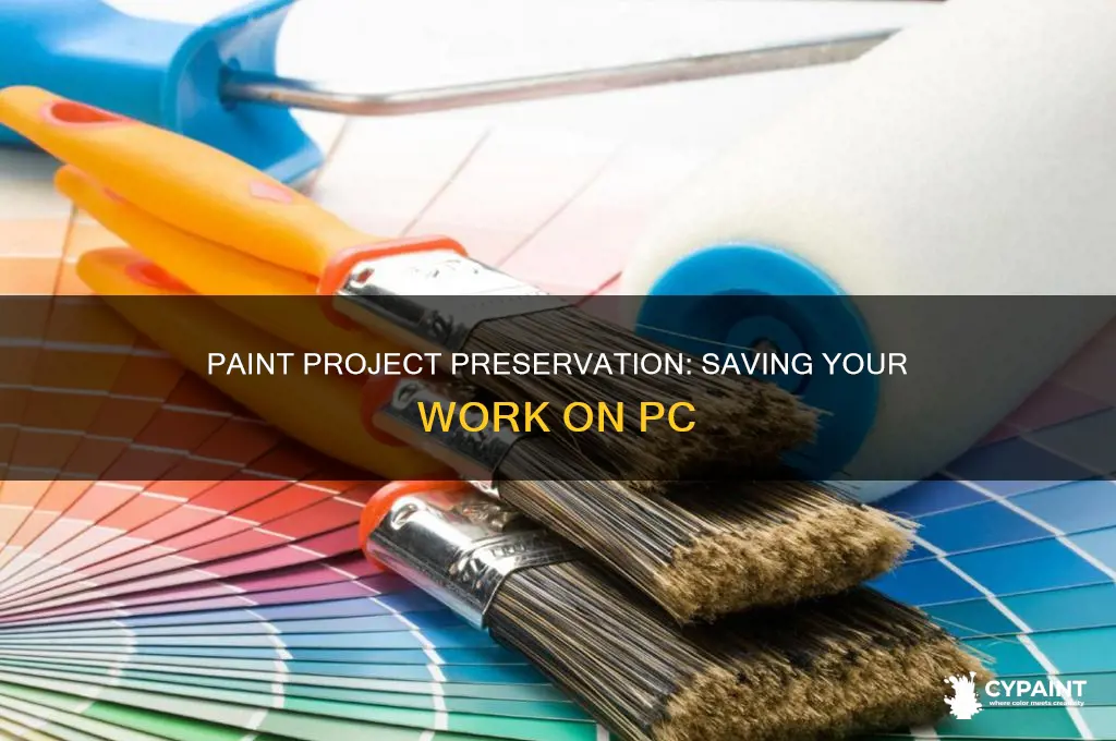 Paint Project Preservation: Saving Your Work On Pc | CyPaint
