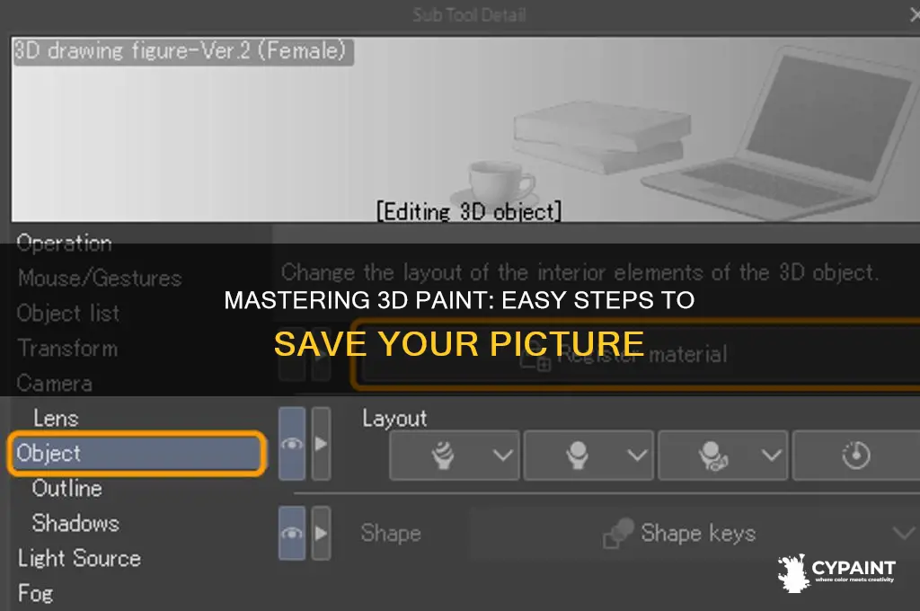 Mastering 3D Paint: Easy Steps To Save Your Picture | CyPaint