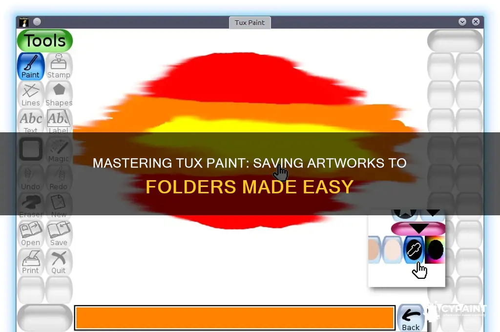 Mastering Tux Paint: Saving Artworks To Folders Made Easy | CyPaint