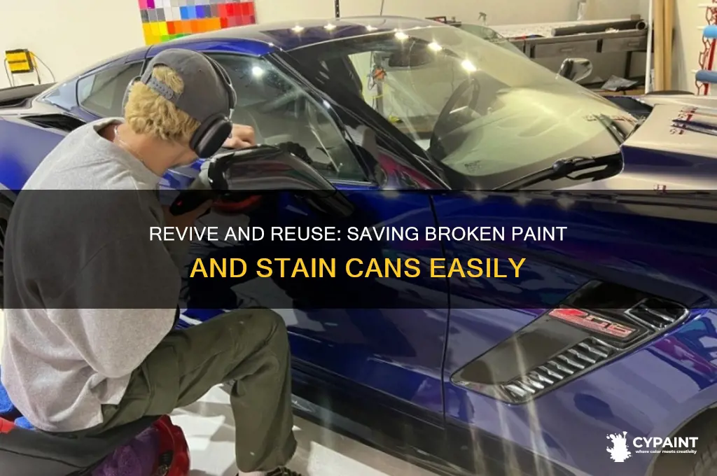 Revive And Reuse: Saving Broken Paint And Stain Cans Easily | CyPaint