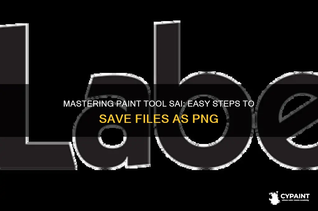 Mastering Paint Tool Sai: Easy Steps To Save Files As Png | CyPaint
