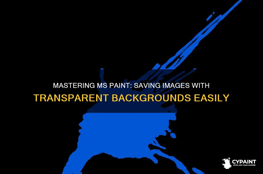 Mastering Ms Paint: Saving Images With Transparent Backgrounds Easily ...