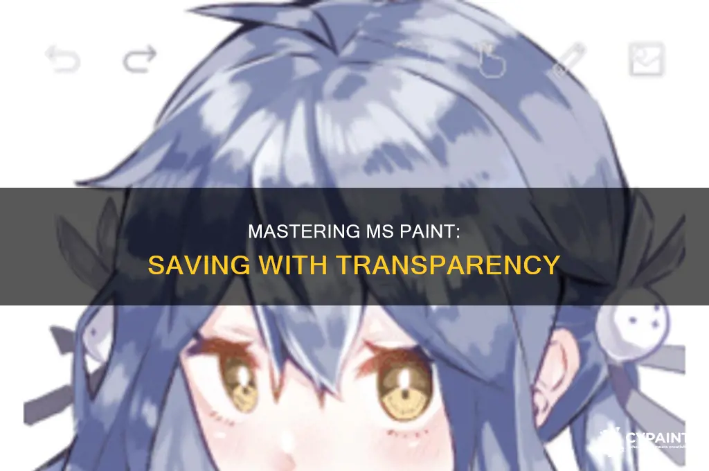 Mastering Ms Paint: Saving With Transparency | CyPaint