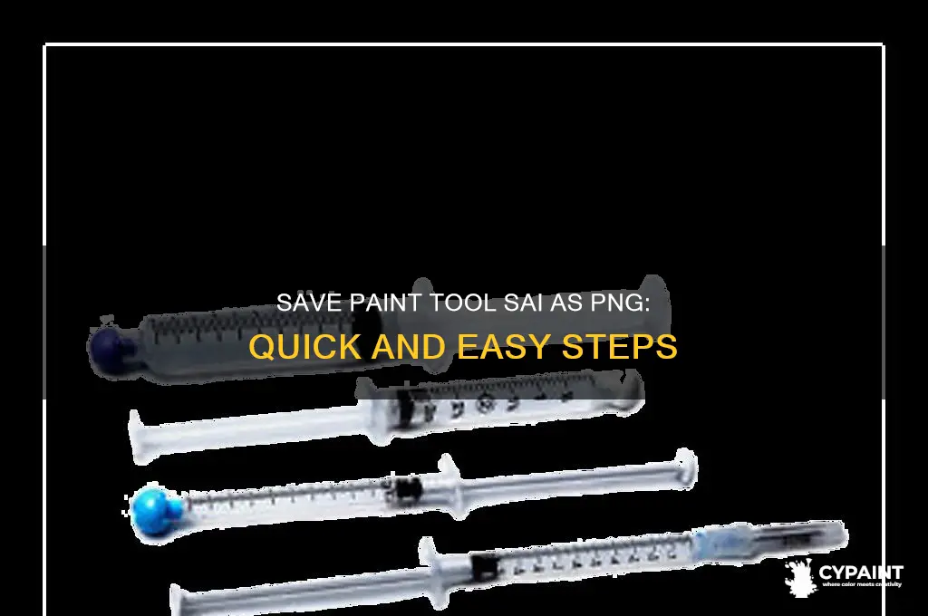 Save Paint Tool Sai As Png: Quick And Easy Steps | CyPaint