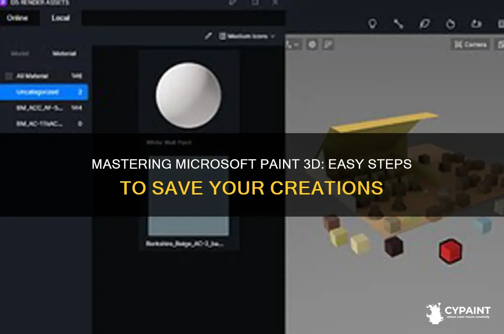 Mastering Microsoft Paint 3D: Easy Steps To Save Your Creations | CyPaint