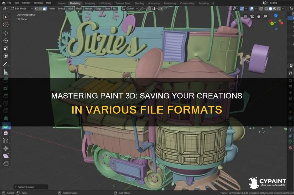 Mastering Paint 3D: Saving Your Creations In Various File Formats | CyPaint