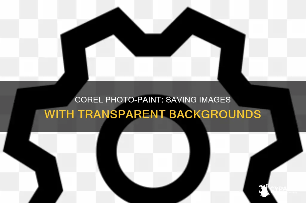 Corel Photo-Paint: Saving Images With Transparent Backgrounds | CyPaint