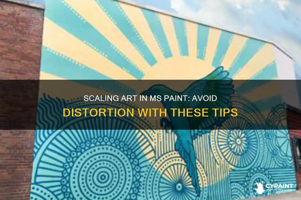 Scaling Art In Ms Paint: Avoid Distortion With These Tips | CyPaint