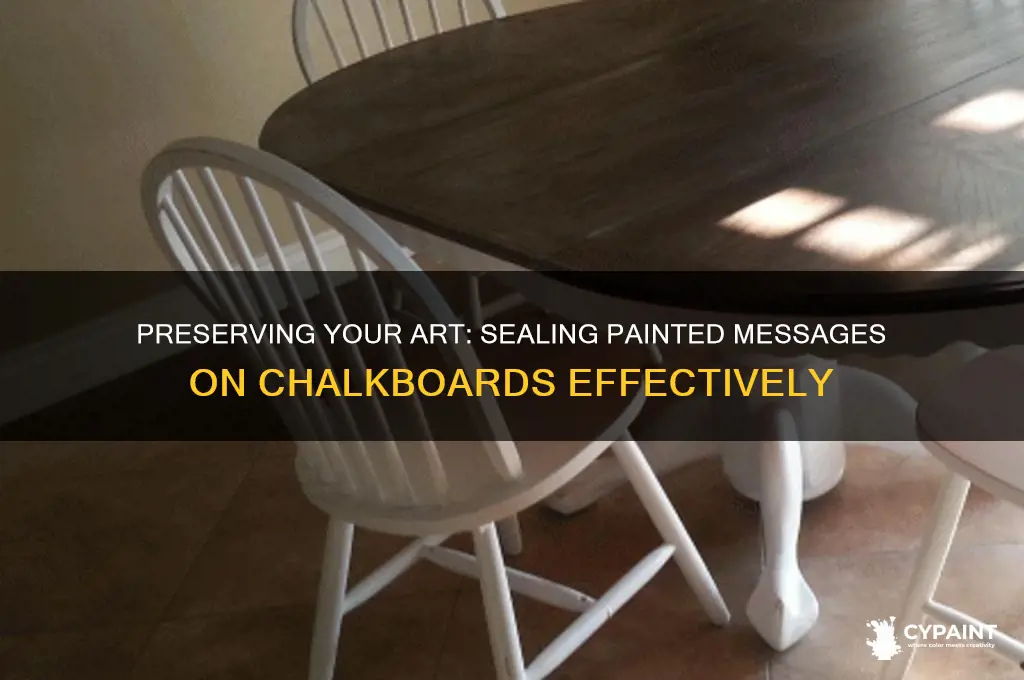 Preserving Your Art: Sealing Painted Messages On Chalkboards ...