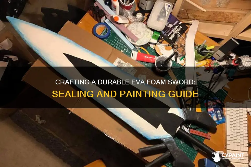 Crafting A Durable Eva Foam Sword: Sealing And Painting Guide | CyPaint