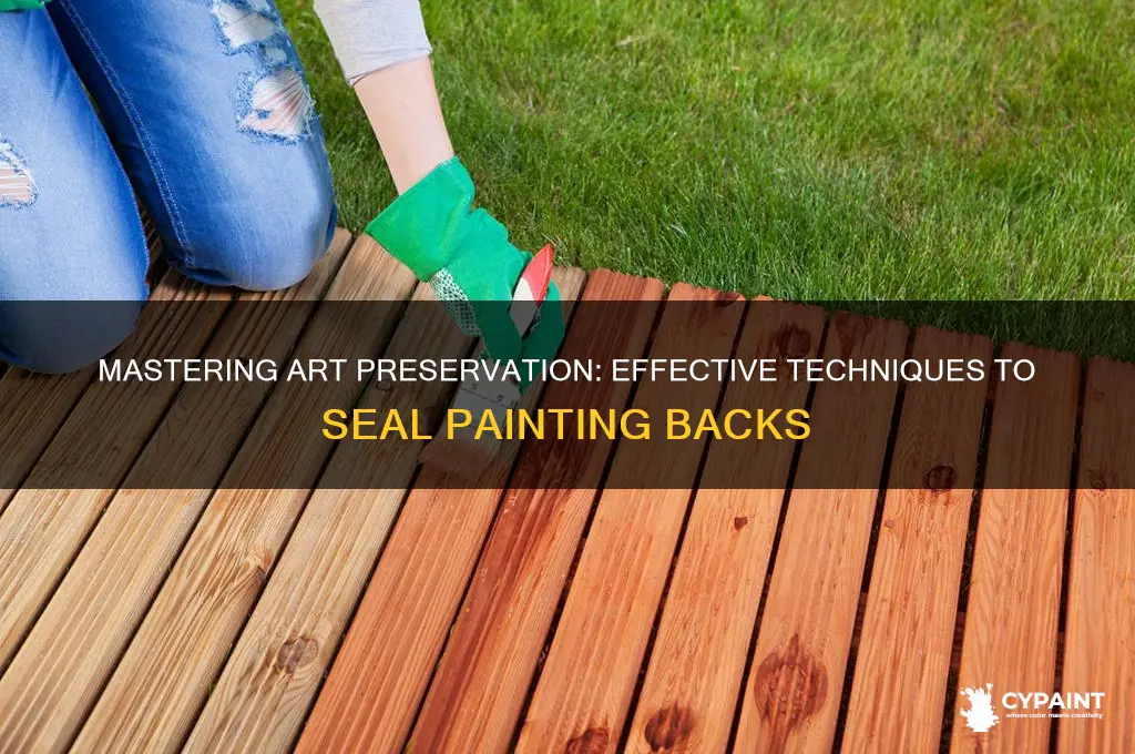 Mastering Art Preservation: Effective Techniques To Seal Painting Backs ...