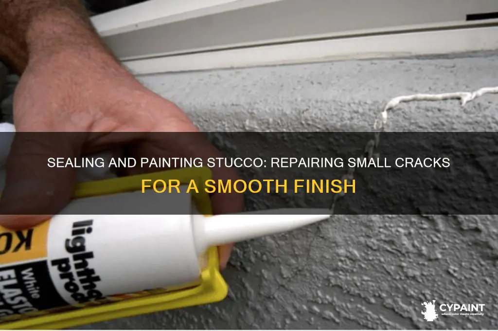 Sealing And Painting Stucco: Repairing Small Cracks For A Smooth Finish ...