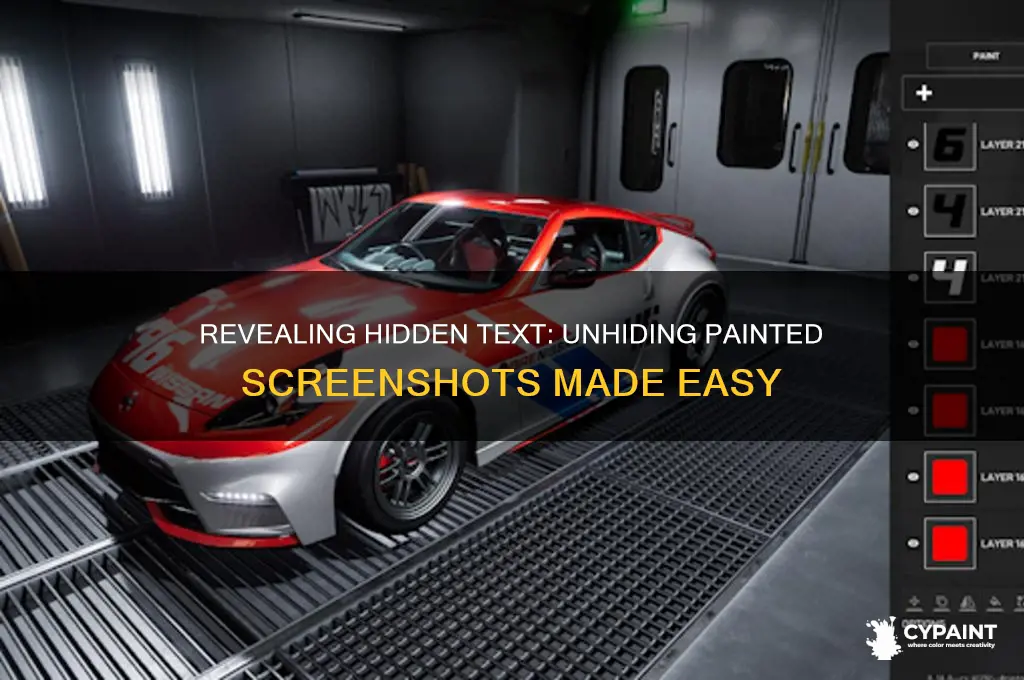 Revealing Hidden Text: Unhiding Painted Screenshots Made Easy | CyPaint