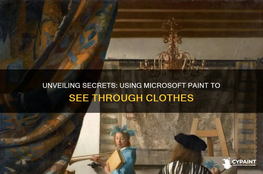 Unveiling Secrets: Using Microsoft Paint To See Through Clothes | CyPaint