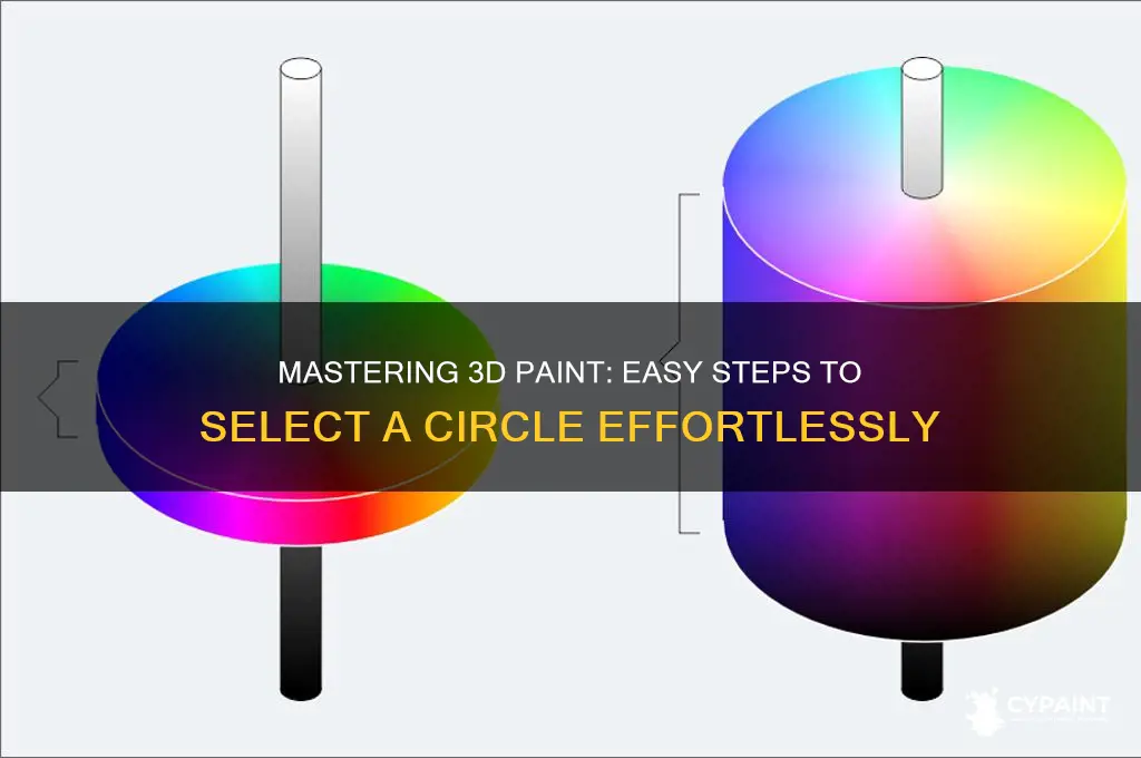 Mastering 3D Paint: Easy Steps To Select A Circle Effortlessly | CyPaint