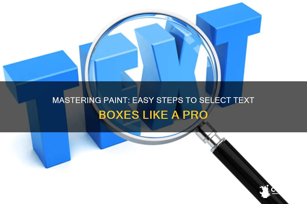 Mastering Paint: Easy Steps To Select Text Boxes Like A Pro | CyPaint