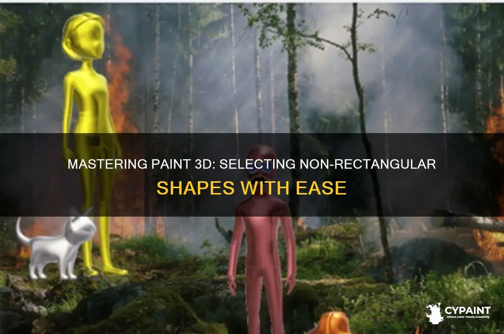 Mastering Paint 3D: Selecting Non-Rectangular Shapes With Ease | CyPaint