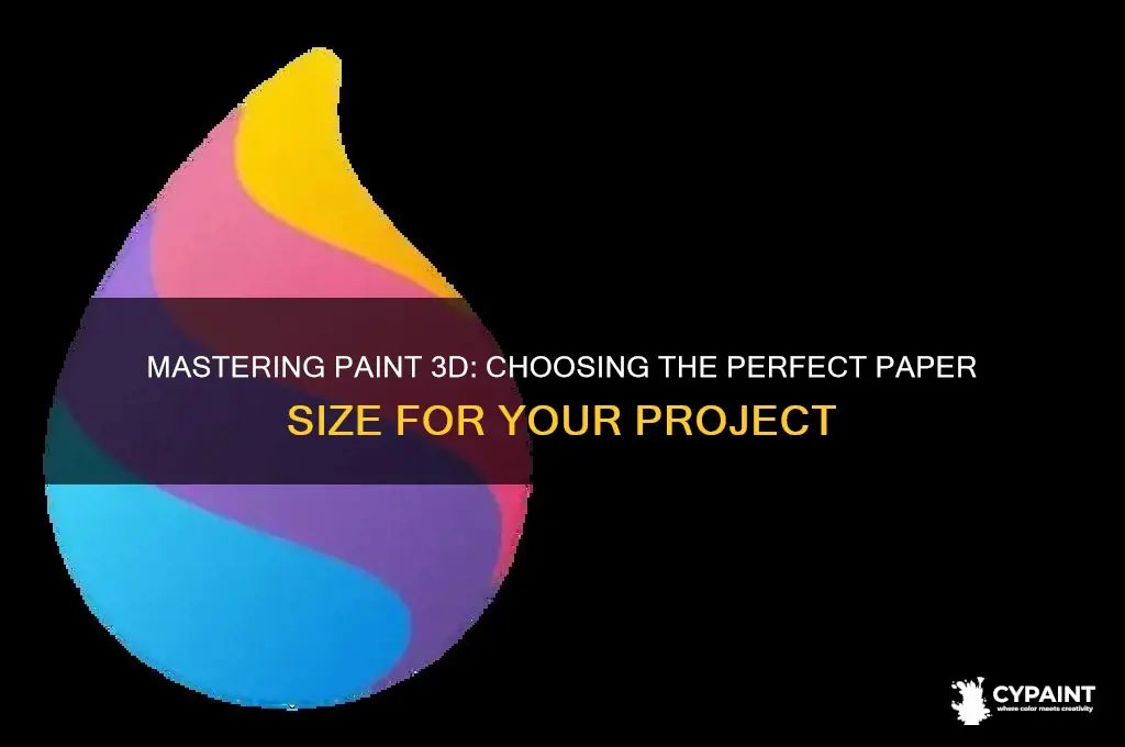 Mastering Paint 3D: Choosing The Perfect Paper Size For Your Project ...